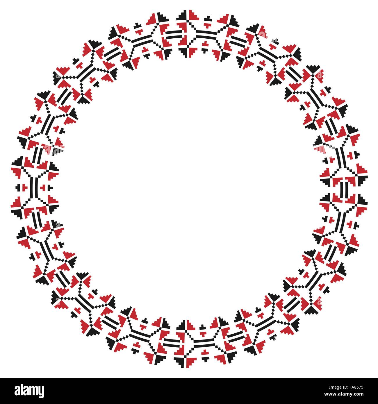 Round frame ancient pattern vector hi-res stock photography and images ...
