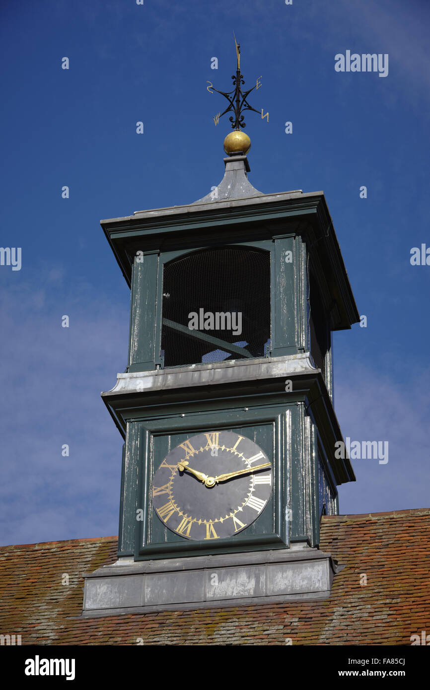 The clock-tower on the stables at Osterley, Isleworth, Middlesex Stock ...