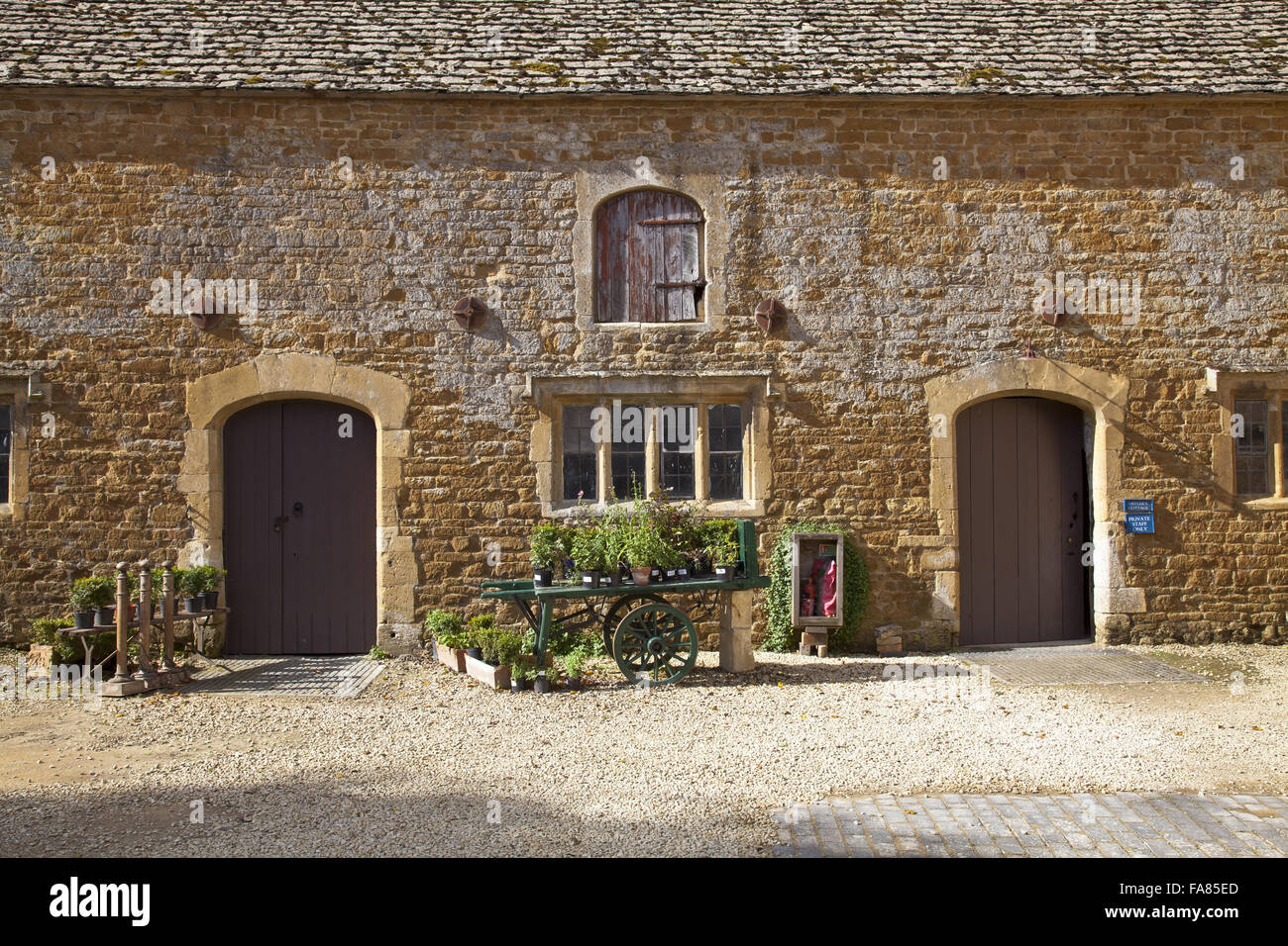 The Stable Yard at Chastleton House, Oxfordshire Stock Photo - Alamy