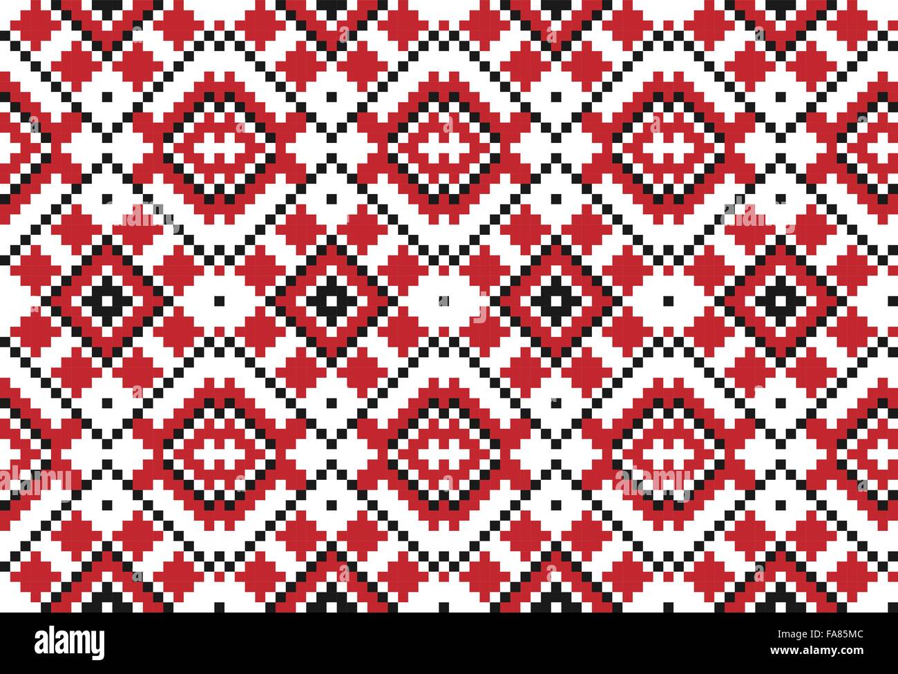 Vector illustration of seamless traditional national embroidered ...