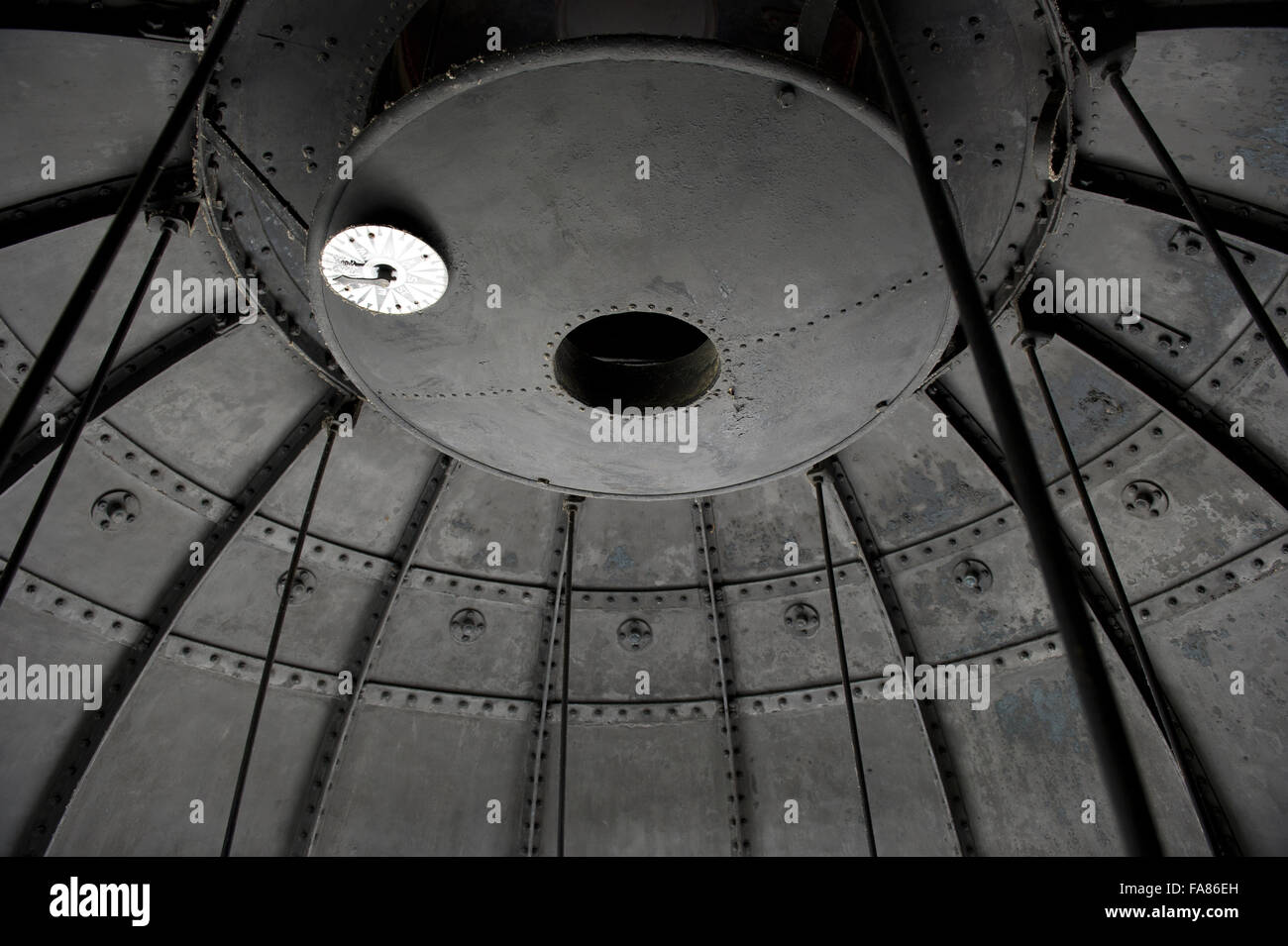 The roof of the tower at Souter Lighthouse, Tyne & Wear. This was the ...