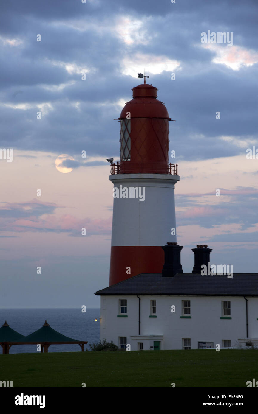 Souter Lighthouse, Tyne & Wear. This was the first purpose-built ...