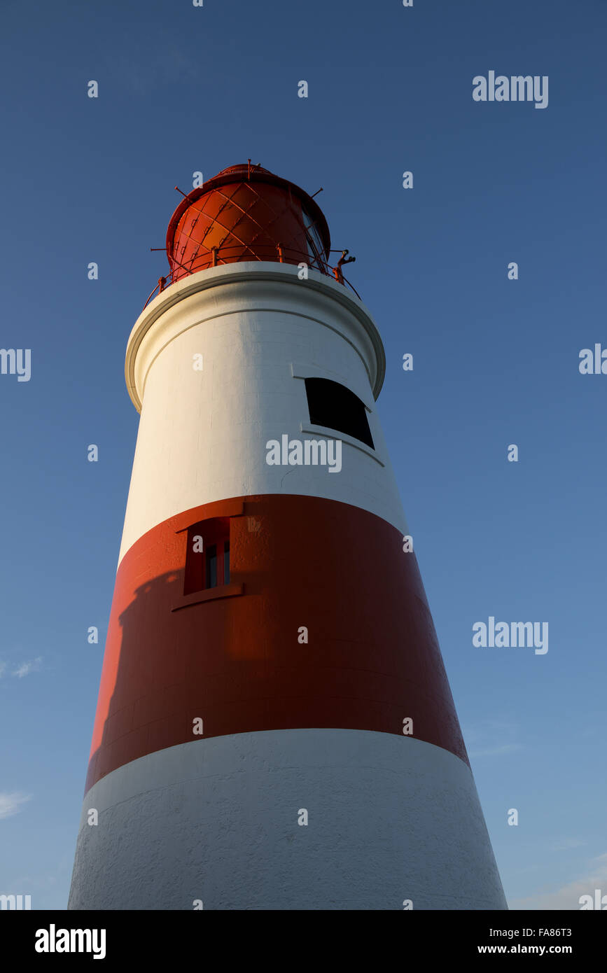 The tower at Souter Lighthouse, Tyne & Wear. This was the first purpose ...
