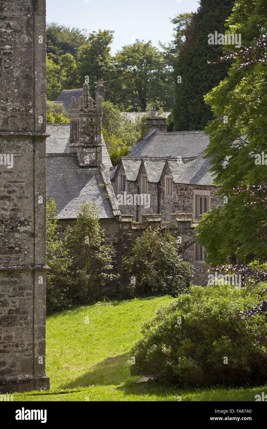 The house at Cotehele, Cornwall Stock Photo - Alamy