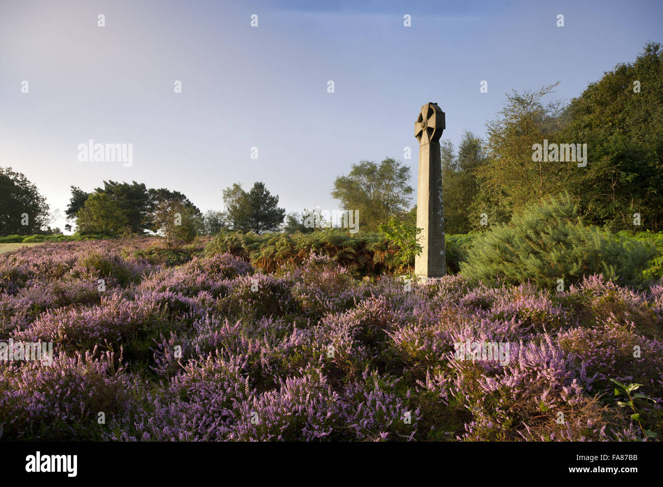 The Celtic Cross on Gibbet Hill on Hindhead Common, Surrey Stock Photo ...