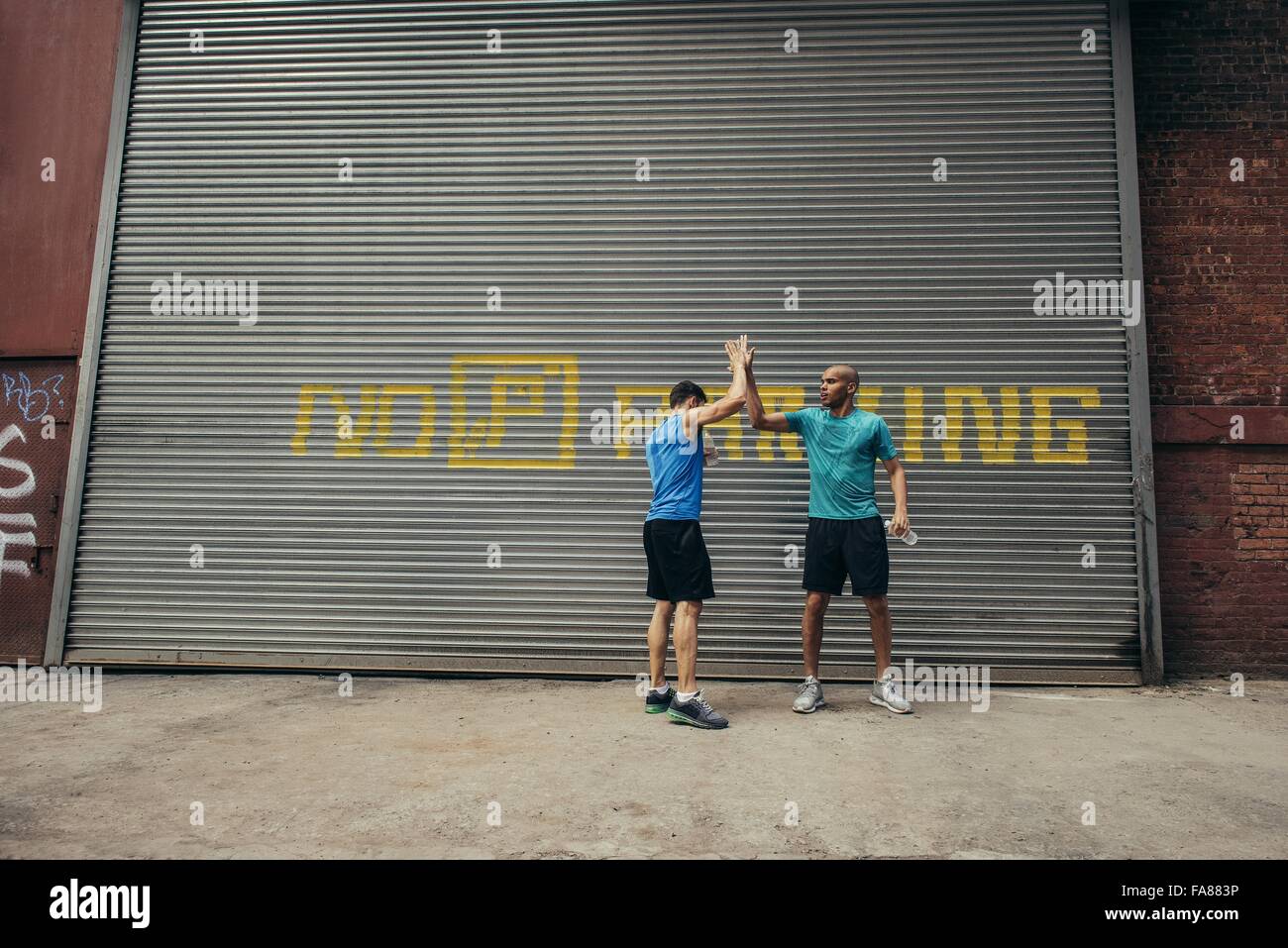 Two male runners high hi-res stock photography and images - Alamy