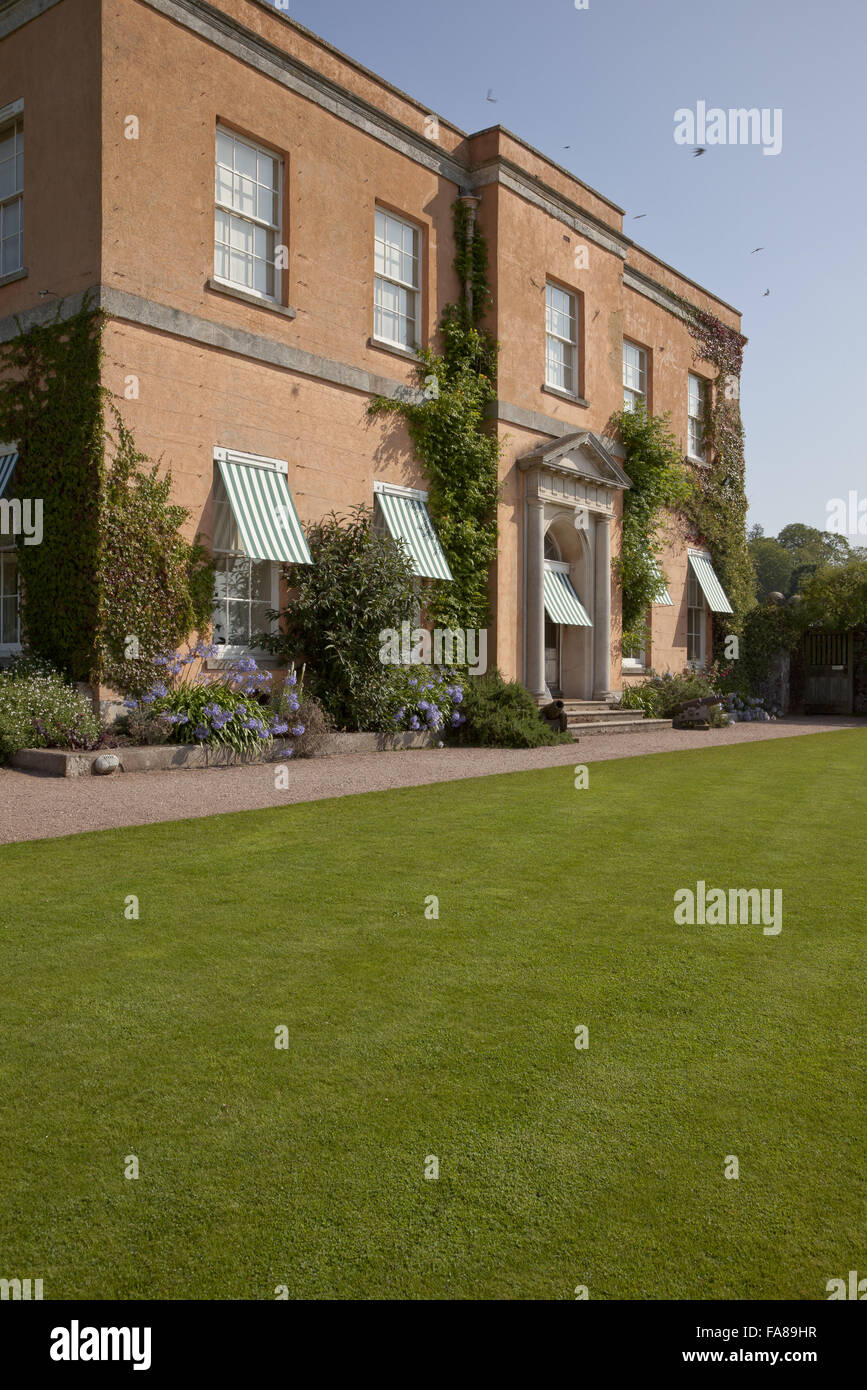 The house at Killerton, Devon, in August Stock Photo - Alamy