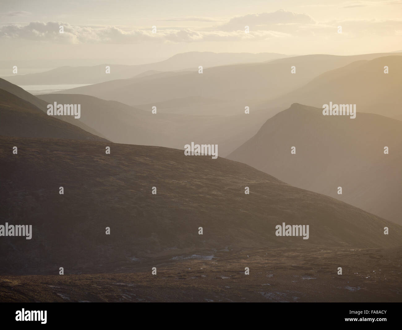 Slieve Donard, Mourne Mountains, County Down, Northern Ireland. Slieve ...