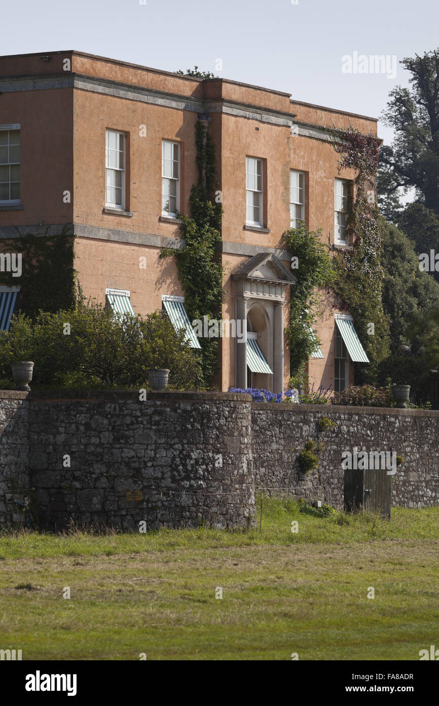 The house at Killerton, Devon, in August Stock Photo - Alamy