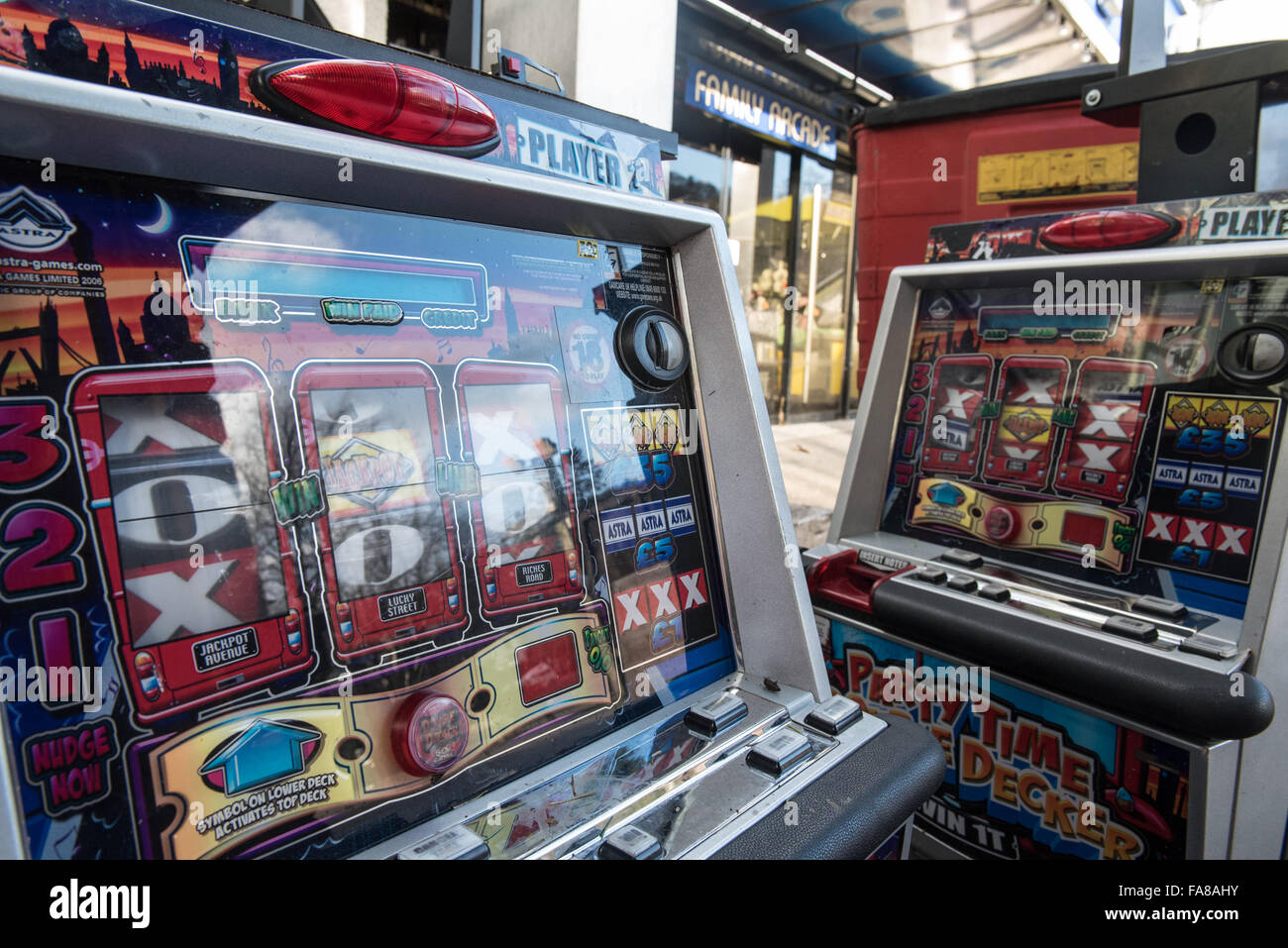 Cumbria, UK. 23rd December, 2015. Flood damaged slot machines in ...