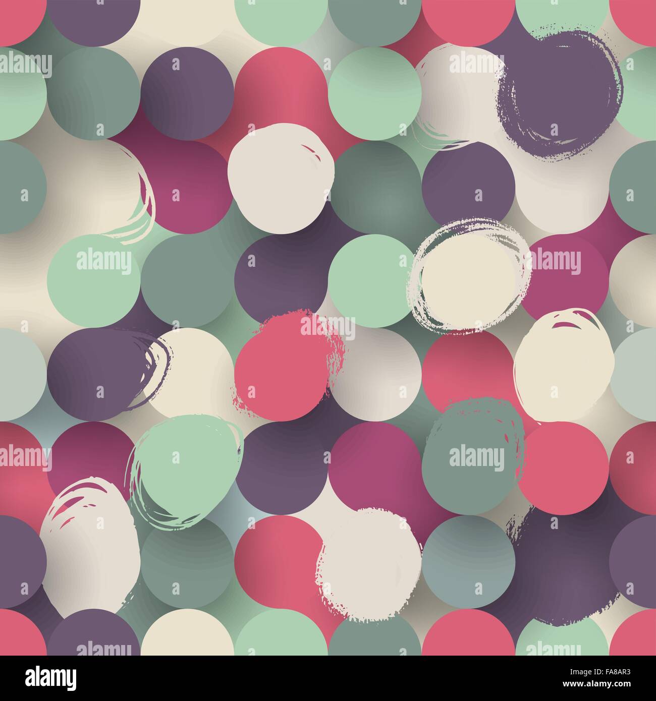 Seamless flat circle background Stock Vector Image & Art - Alamy