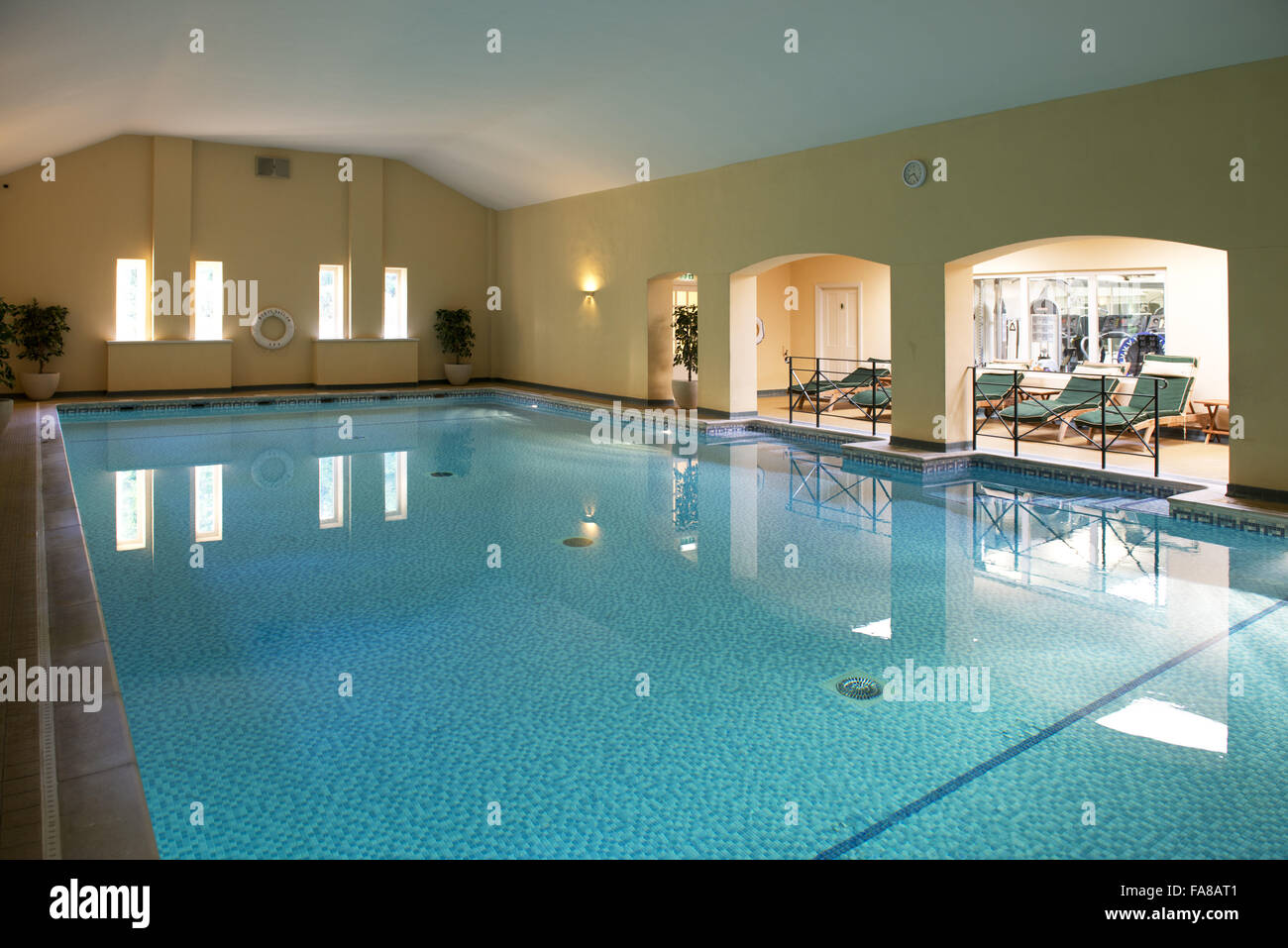 The swimming pool in the spa at Bodysgallen Hall Hotel, Restaurant and ...