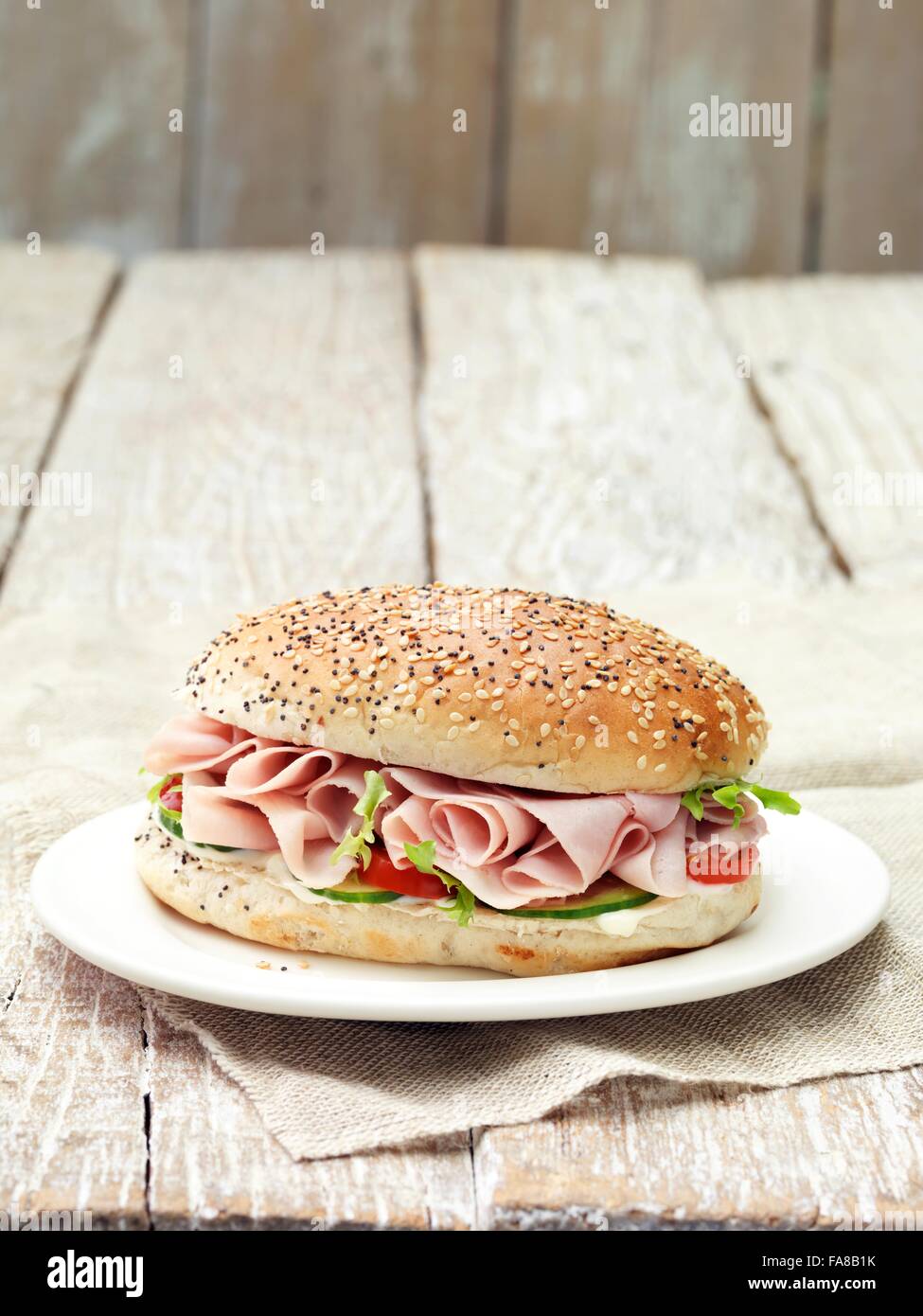 Wafer thin ham hi-res stock photography and images - Alamy