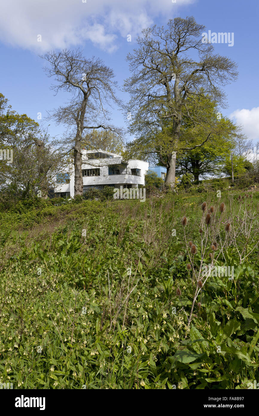 A long view of High Cross House, Dartington, Devon. High Cross House ...