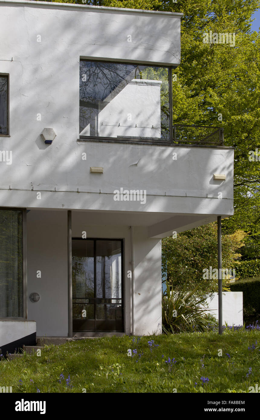 Partial view of High Cross House, Dartington, Devon. High Cross House ...