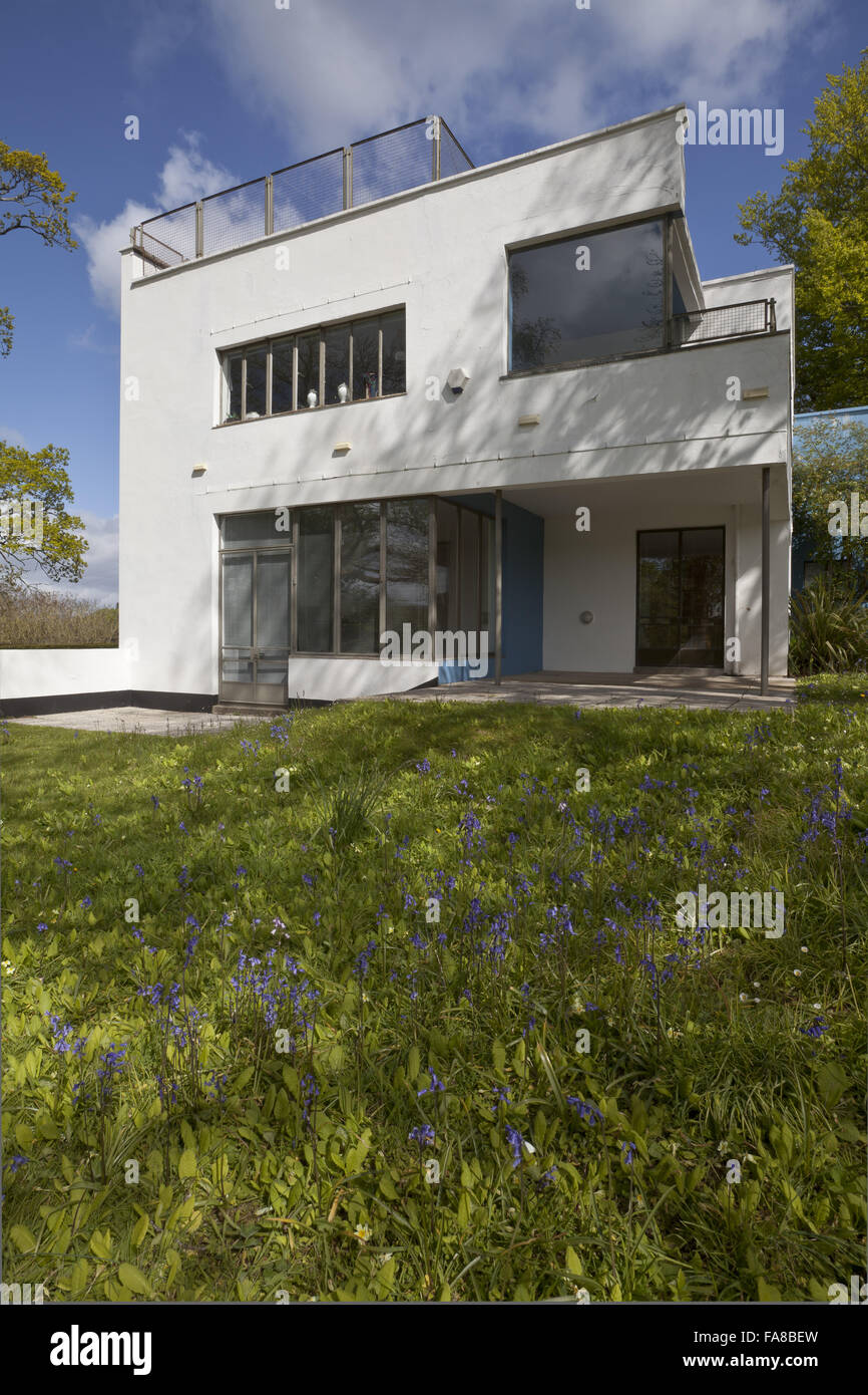 Partial view of High Cross House, Dartington, Devon. High Cross House ...