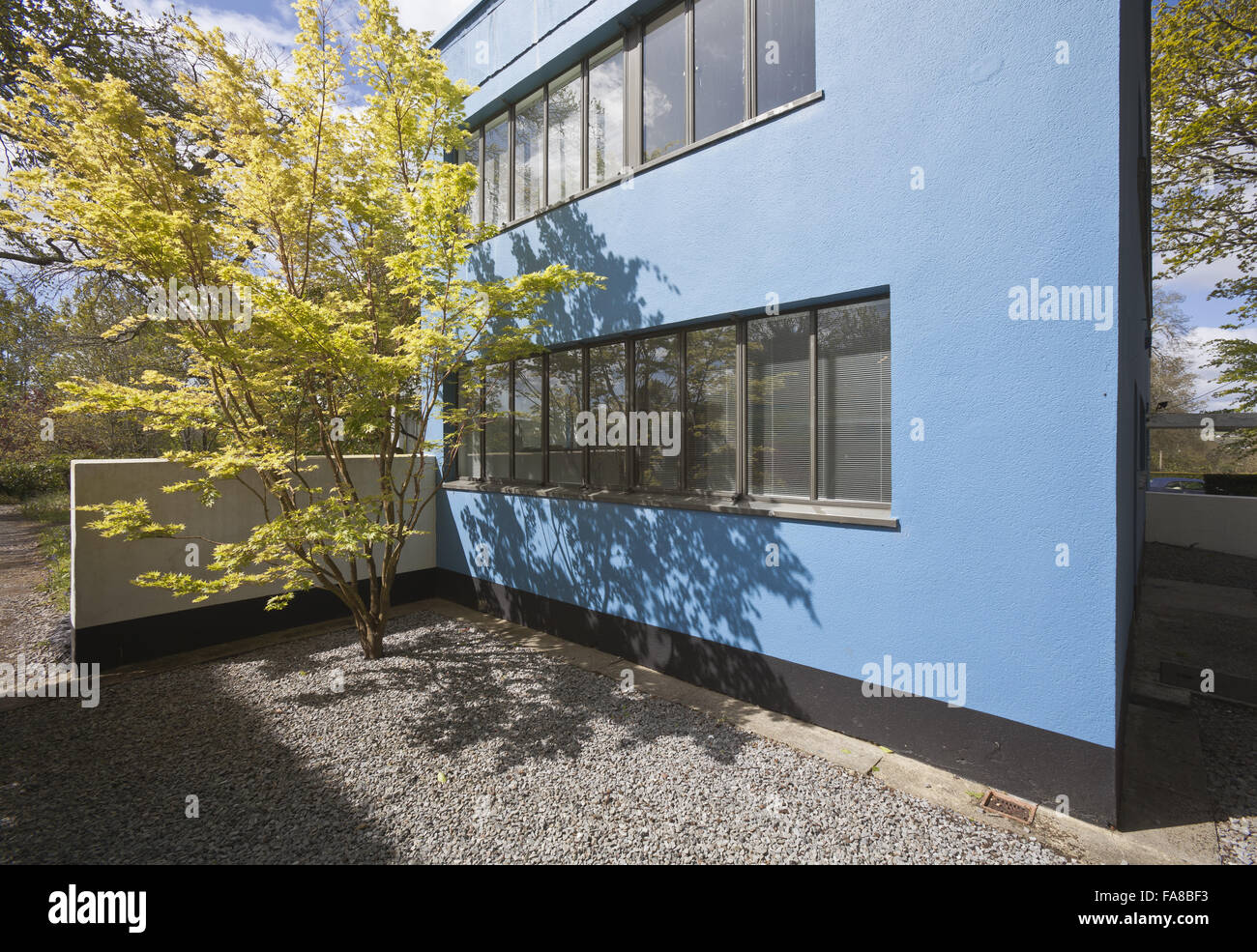 Partial view of High Cross House, Dartington, Devon. High Cross House ...