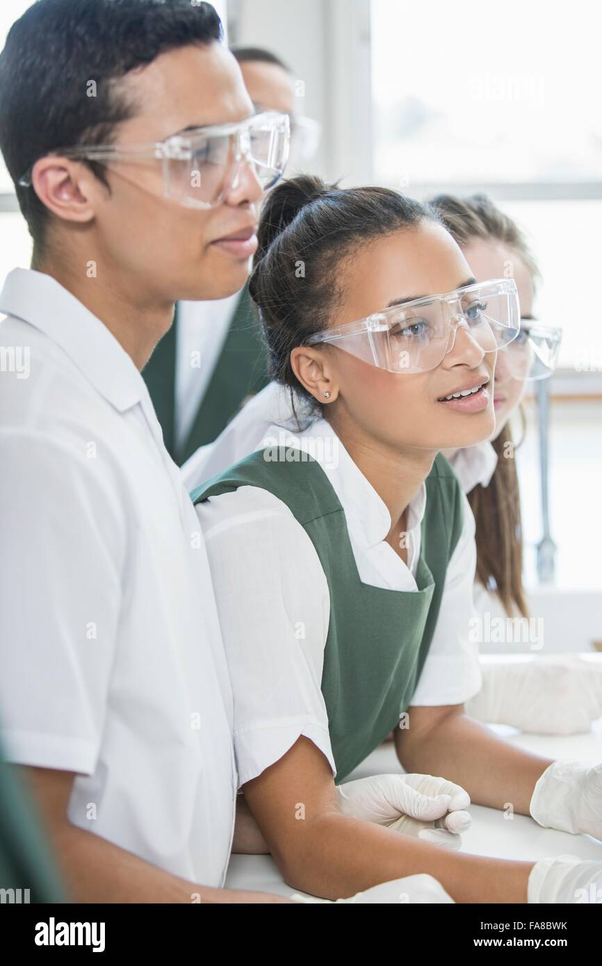 Students in lab Stock Photo - Alamy