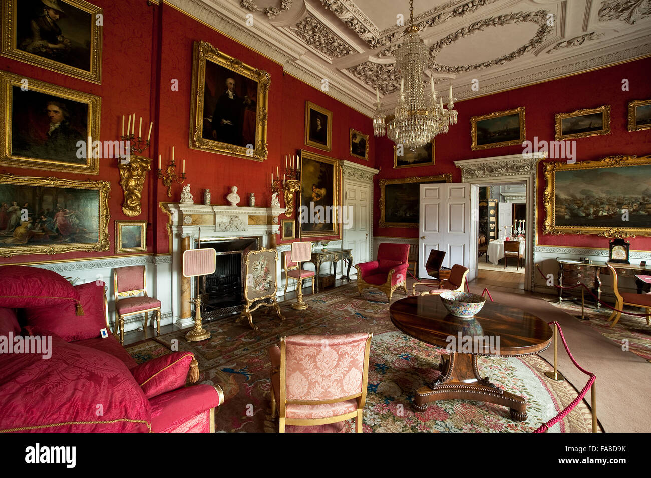 The Drawing Room at Felbrigg Hall, Norfolk Stock Photo - Alamy