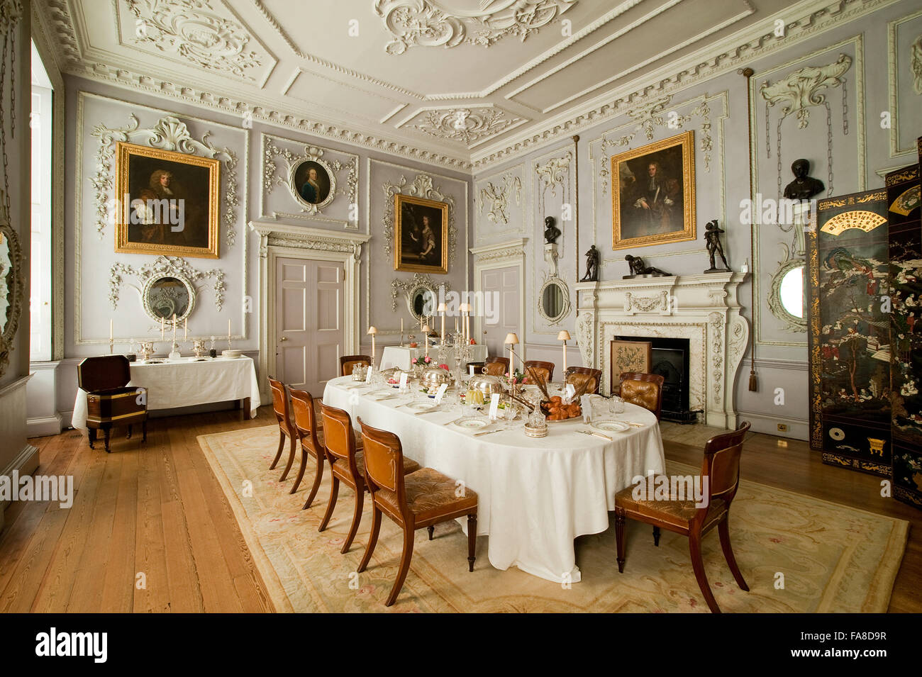 The Dining Room at Felbrigg Hall, Norfolk. The Dining Room was created ...