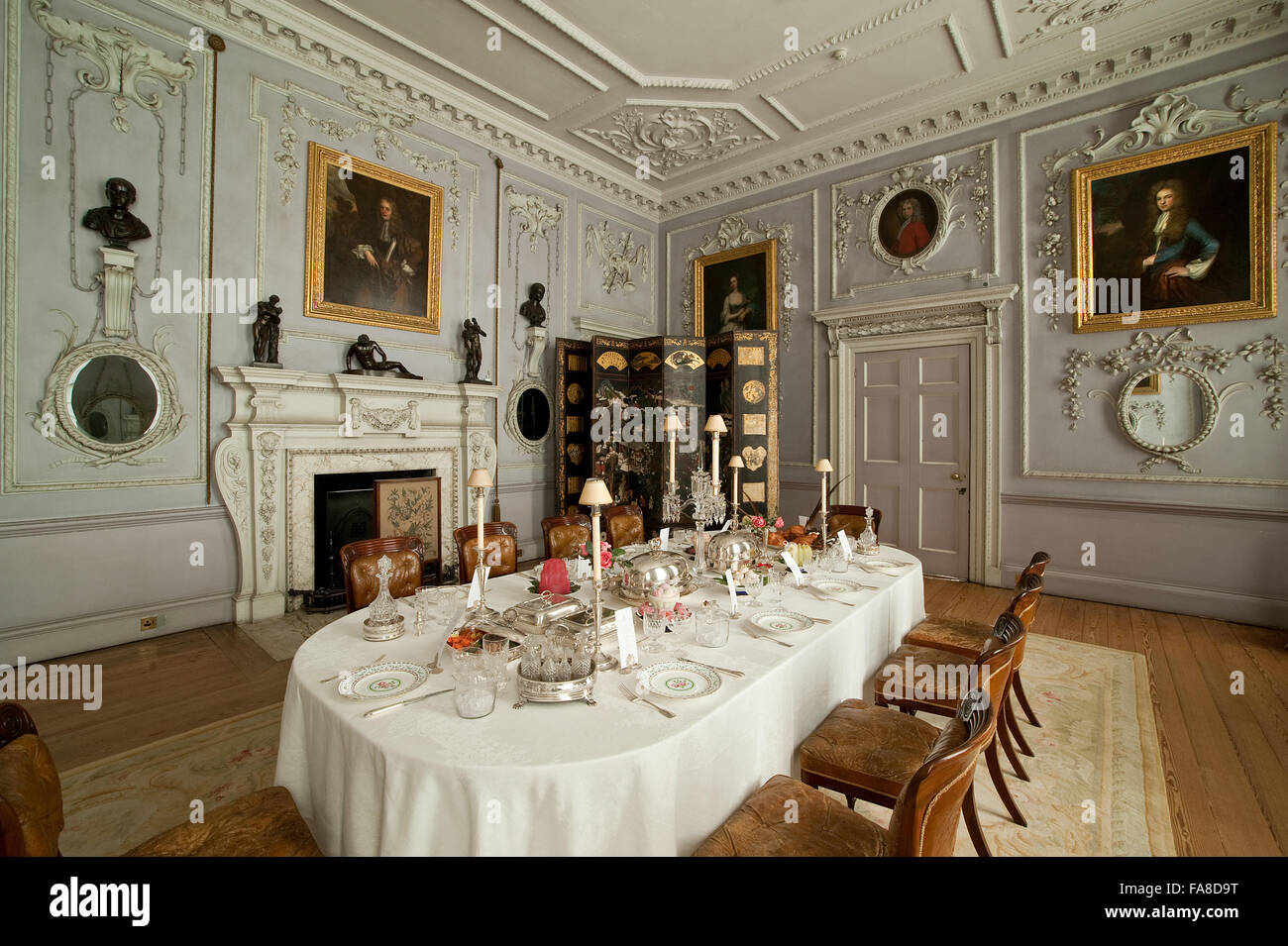 The Dining Room at Felbrigg Hall, Norfolk. The Dining Room was created ...