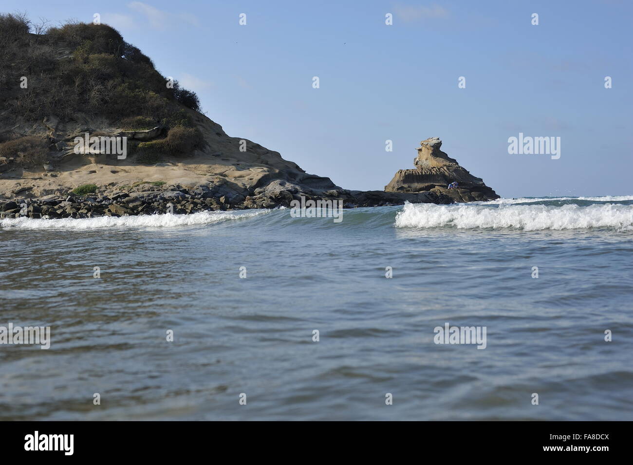 Ocean rocky coastline Stock Photo - Alamy