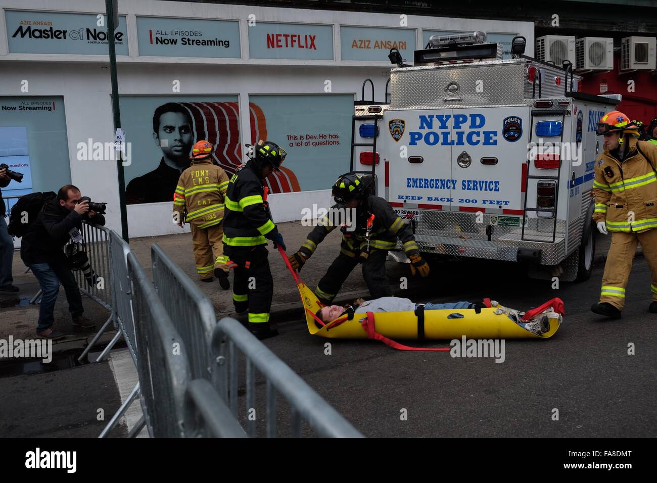 The New York Police Department (NYPD) conduct an active shooter ...