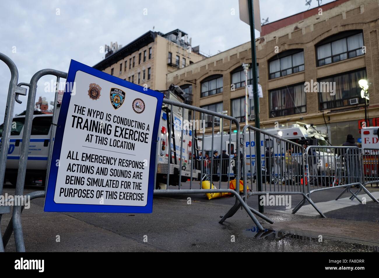 The New York Police Department (NYPD) conduct an active shooter ...