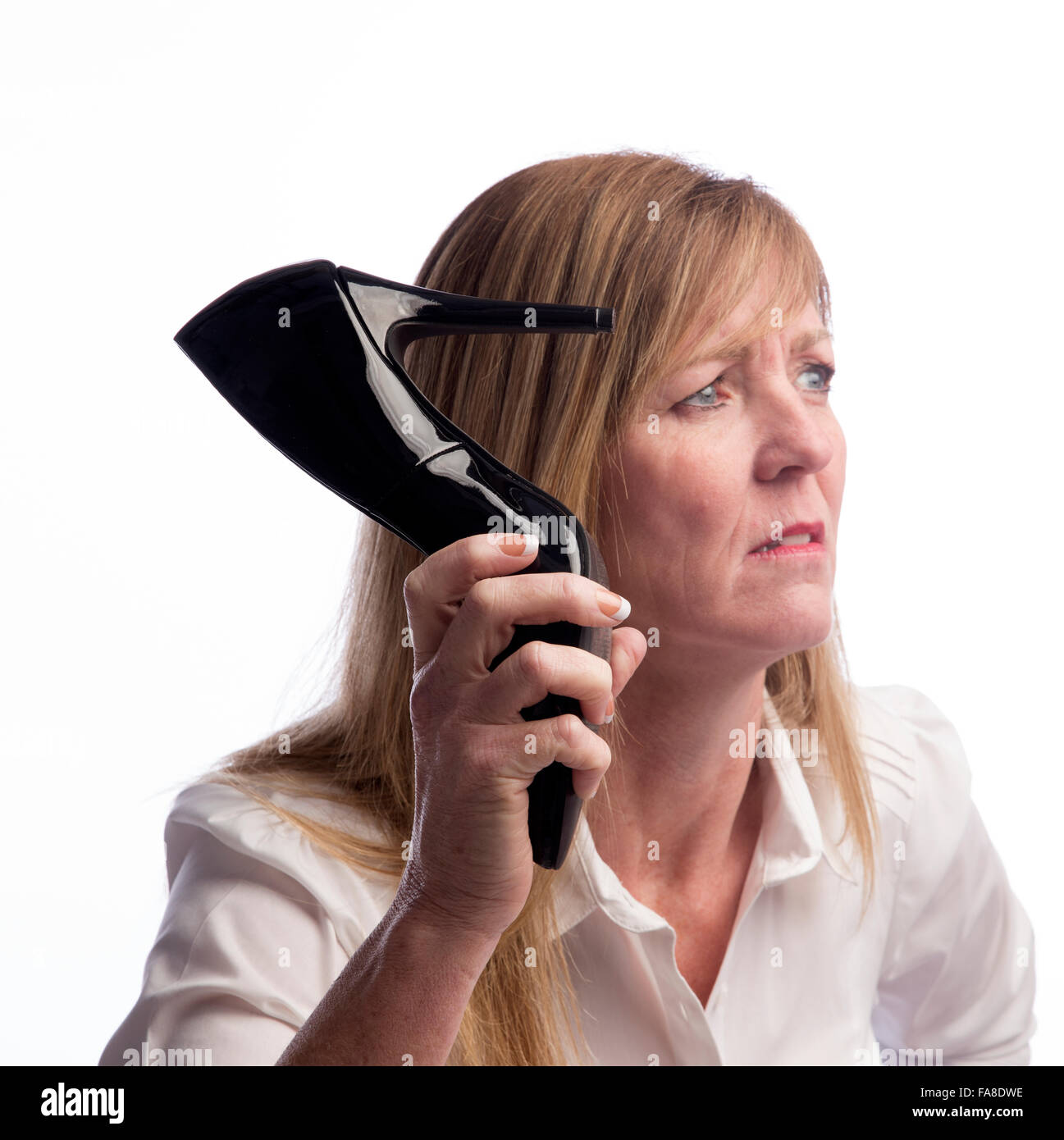 Stiletto shoes attack hi-res stock photography and images - Alamy