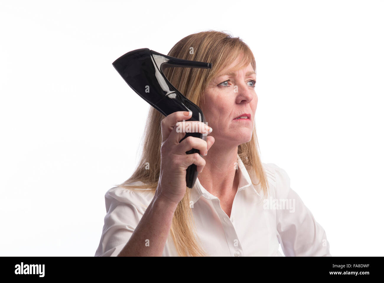 Stiletto shoes attack hi-res stock photography and images - Alamy