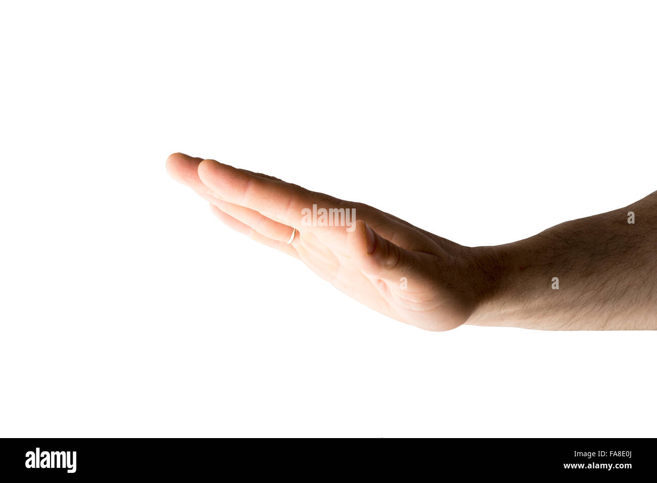 Holding something up male hand hi-res stock photography and images - Alamy