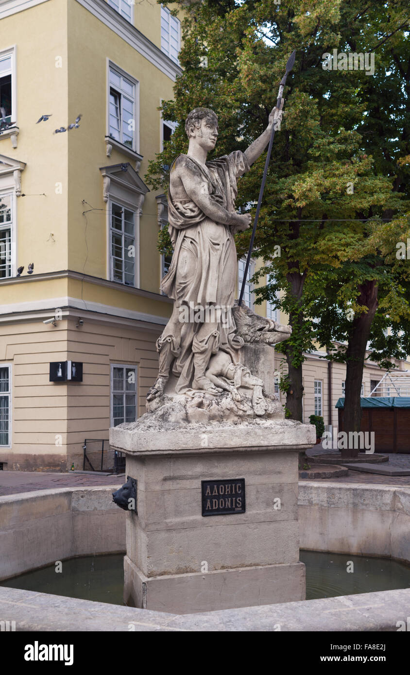 Adonis statue hi-res stock photography and images - Alamy