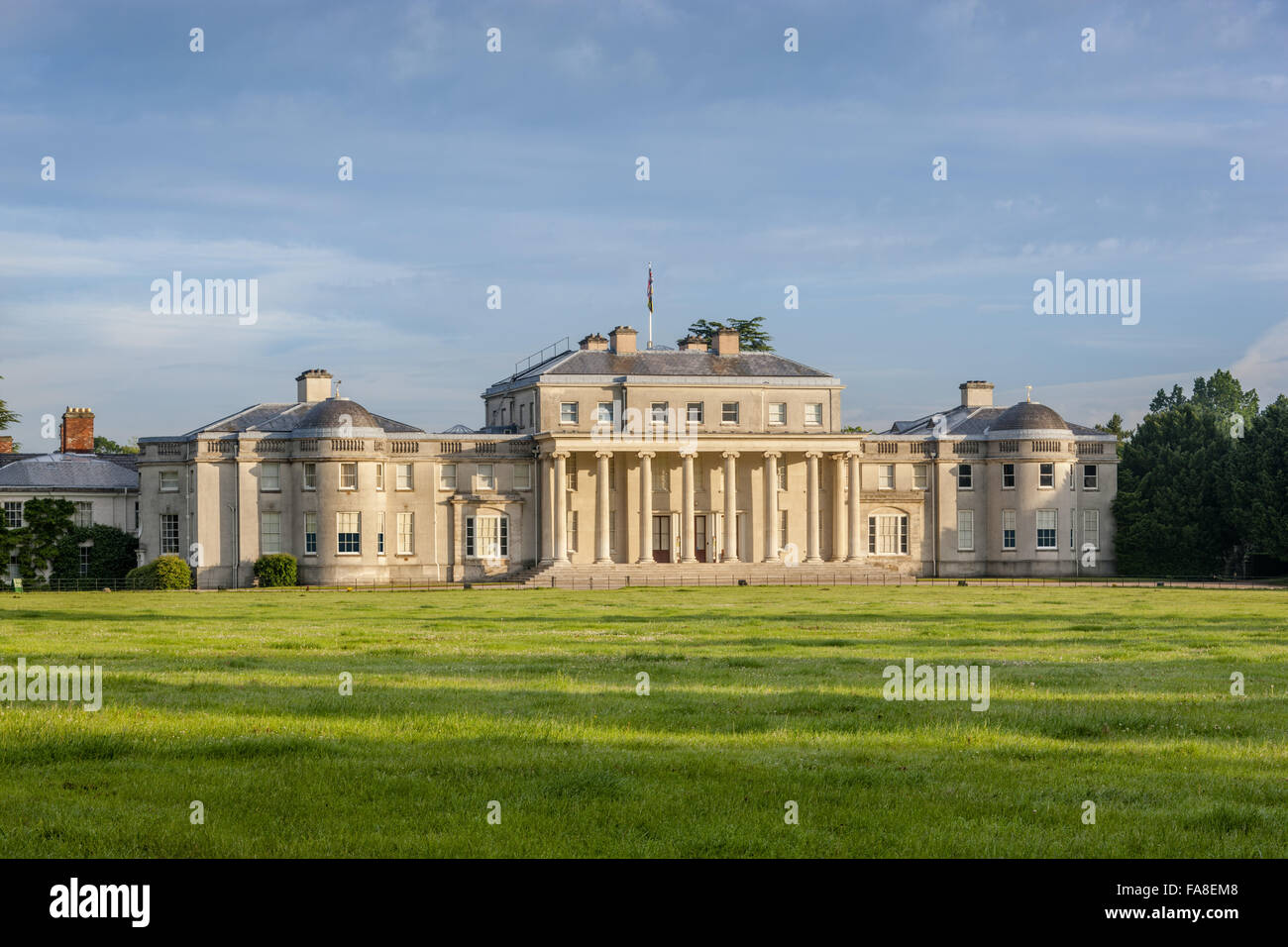 The east front of the house on the Shugborough Estate, Staffordshire ...