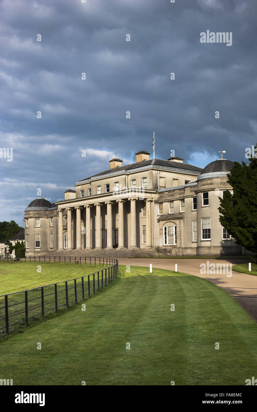 The east front of the house on the Shugborough Estate, Staffordshire ...