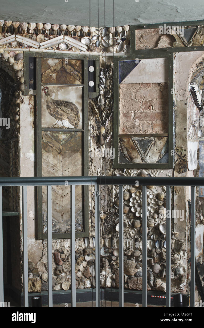 Detail of part of the decoration in bay seven eight of the Shell ...