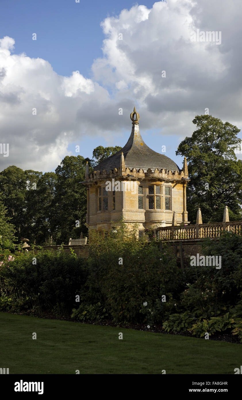 One of the garden pavilions at Montacute House, Somerset. The pavilions ...