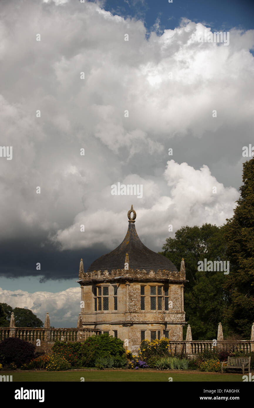 One of the garden pavilions at Montacute House, Somerset. The pavilions ...