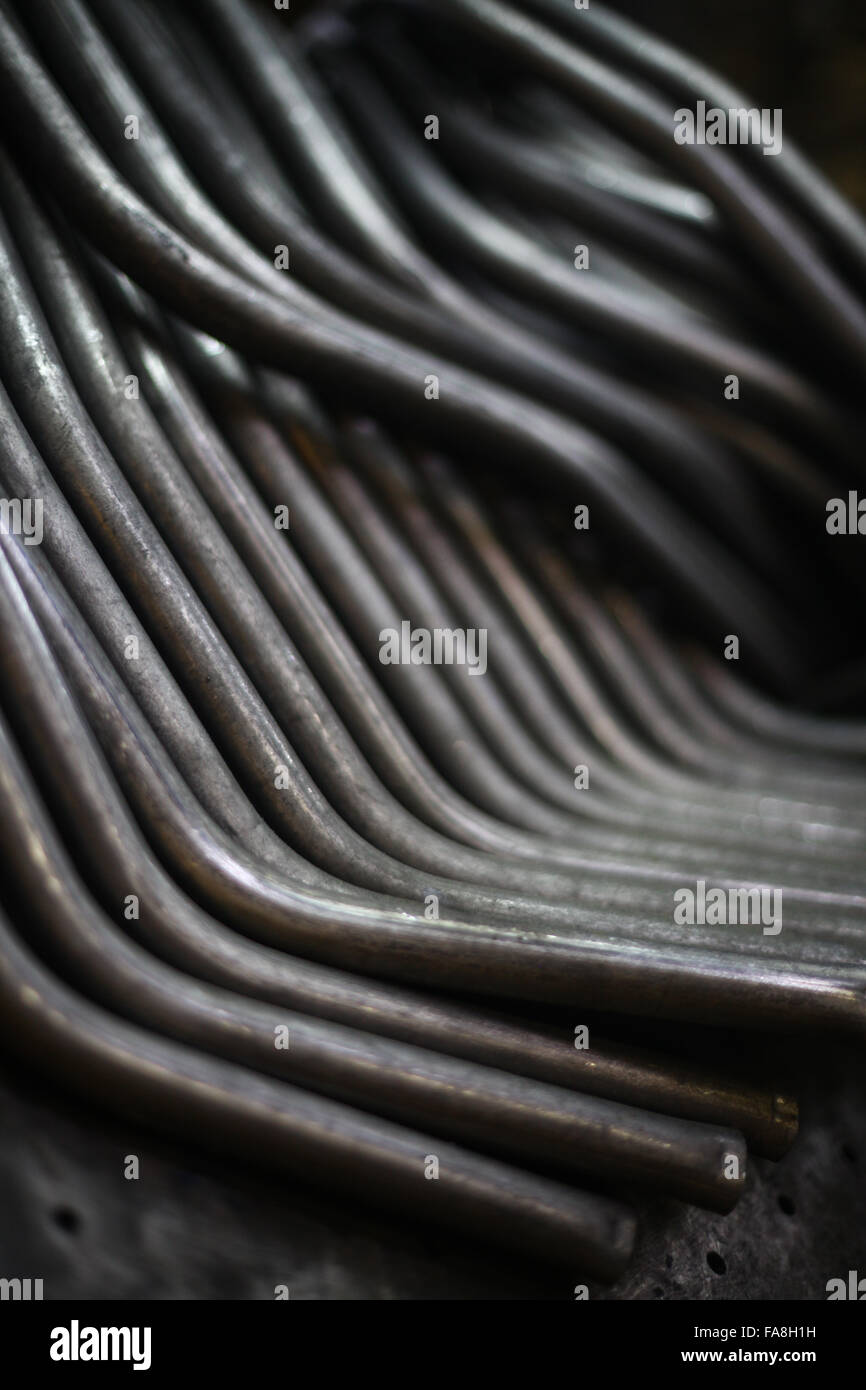 Bent steel bars hi-res stock photography and images - Alamy