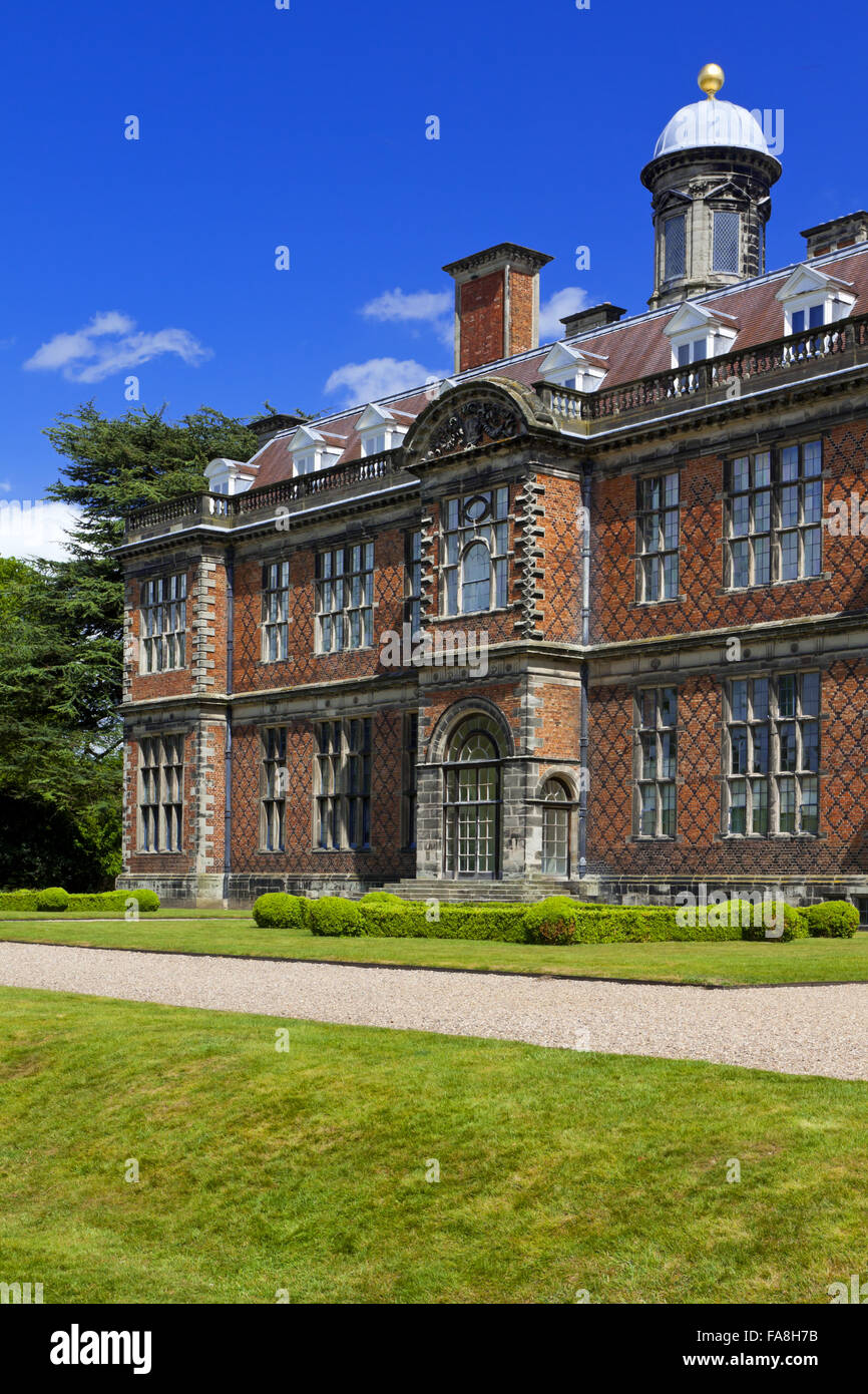The south front of Sudbury Hall, Derbyshire Stock Photo - Alamy