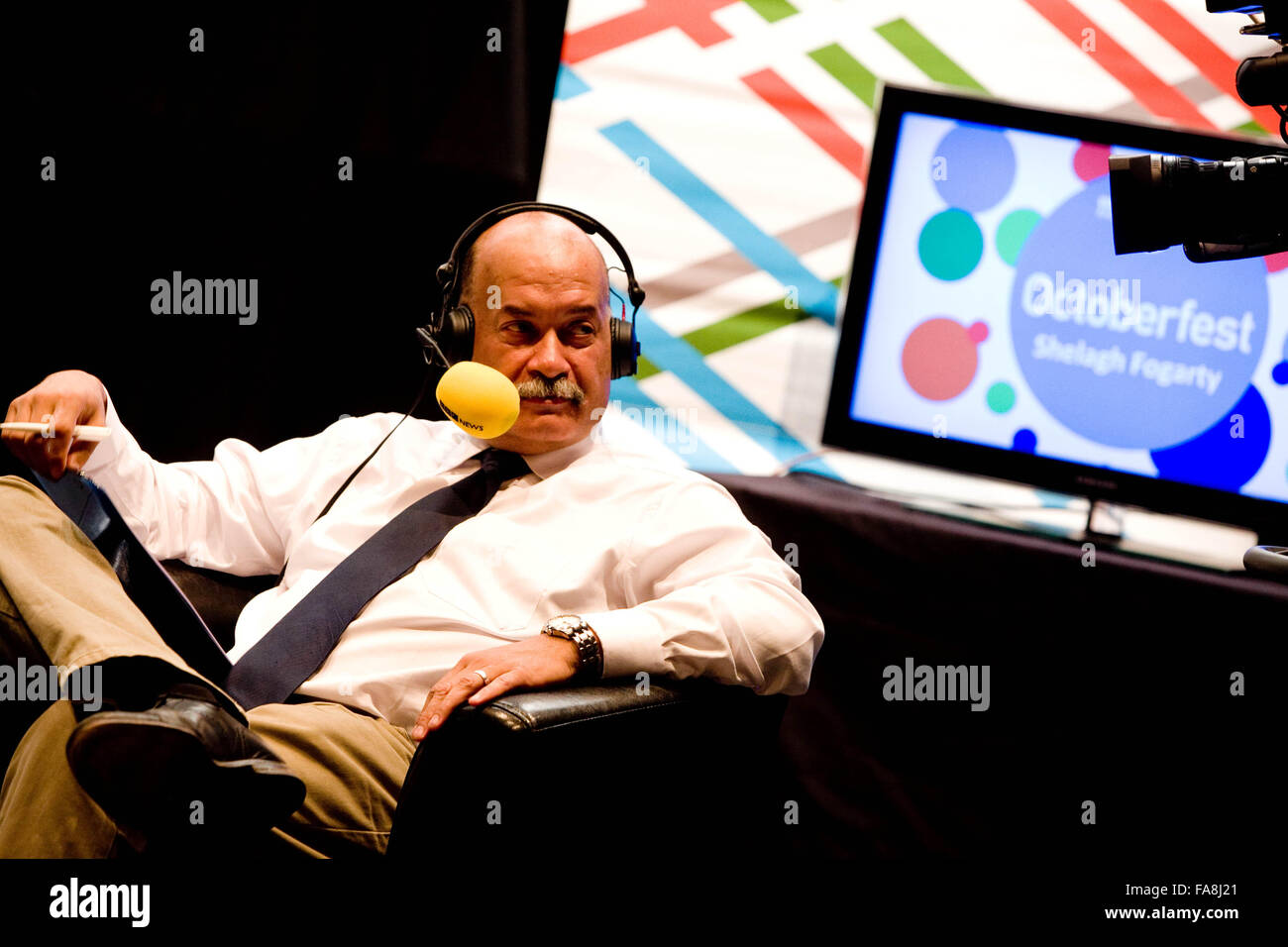 John Pienaar BBC Radio 5 Live Octoberfest in Sheffield Friday 12/10/12 ...
