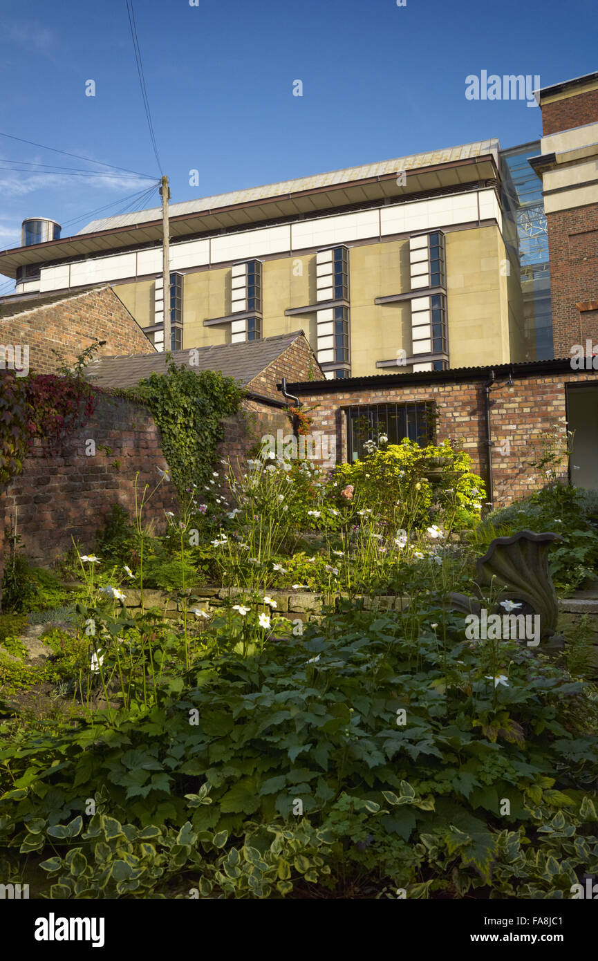 The garden behind The Hardmans' House, 59 Rodney Street, Liverpool ...