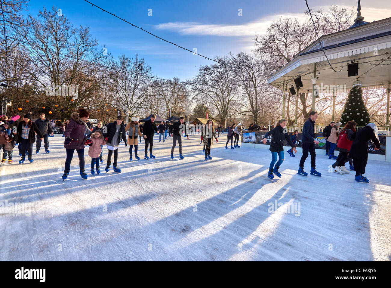 Hyde Park Winter Wonderland London 2015 Stock Photo - Alamy
