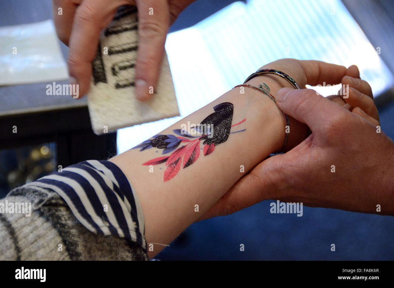 Fake Tattoo High Resolution Stock Photography and Images - Alamy