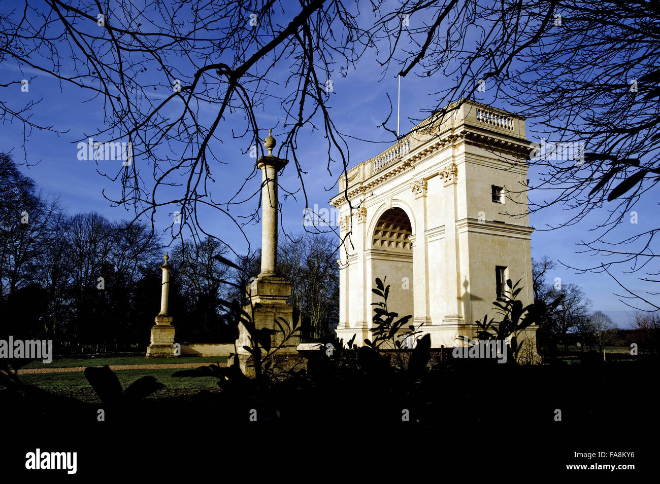 The Corinthian Arch at Stowe, Buckinghamshire. The Corinthian Arch was ...