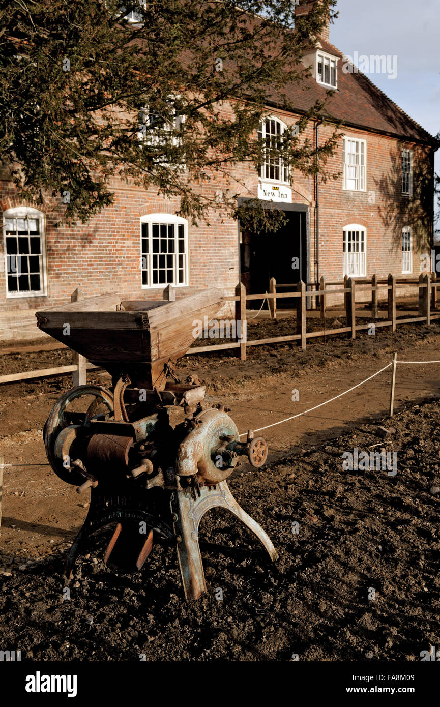 The entrance via the restored coaching inn, New Inn, at Stowe ...