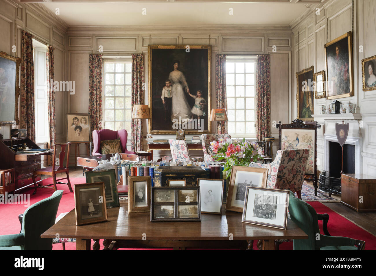 The Summer Parlour at Dunham Massey, Cheshire Stock Photo - Alamy