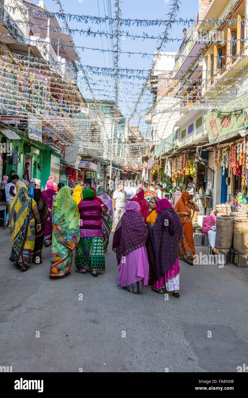 A Street scene in Deogarh, Rajasthan Stock Photo - Alamy