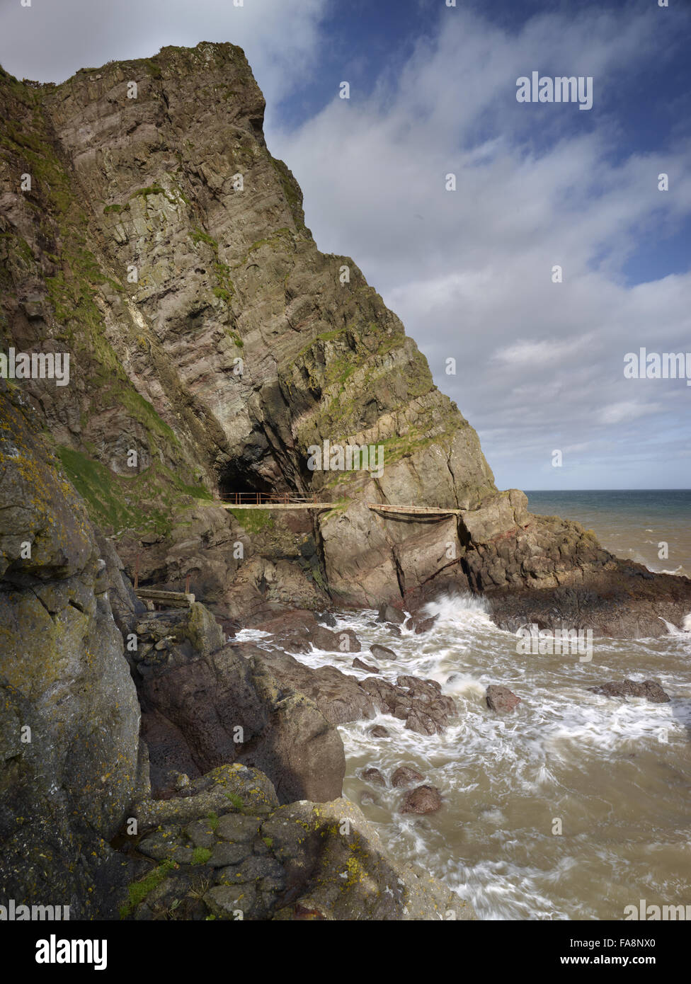 Gobbins path islandmagee county antrim hi-res stock photography and ...