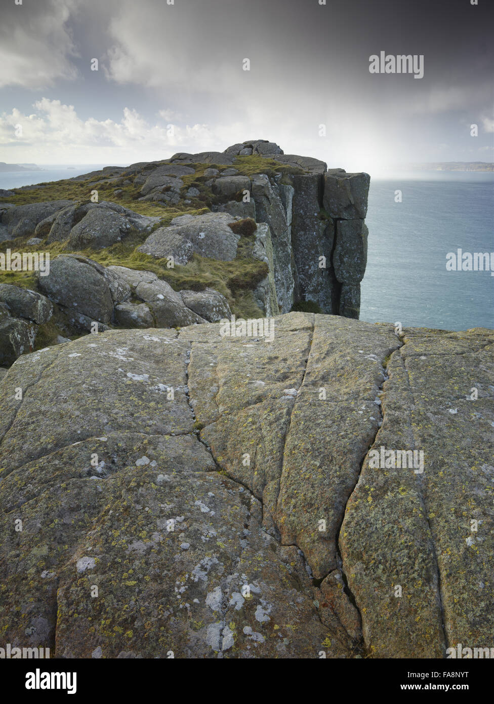 The cliffs at Fair Head, County Antrim, Northern Ireland Stock Photo ...