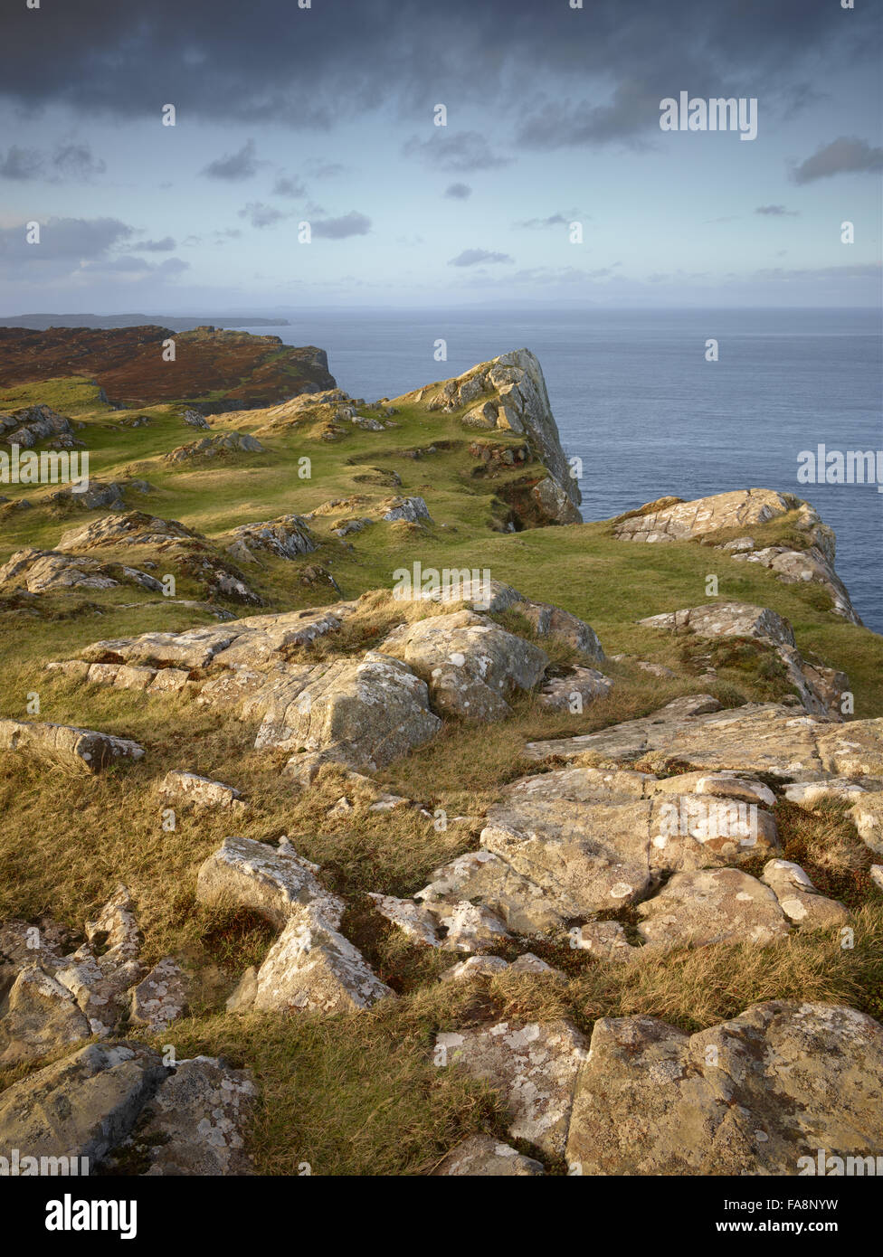 The cliffs at Fair Head, County Antrim, Northern Ireland Stock Photo ...